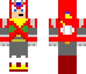zero megaman x | Minecraft Skin