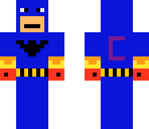 blue batman | Minecraft Skin