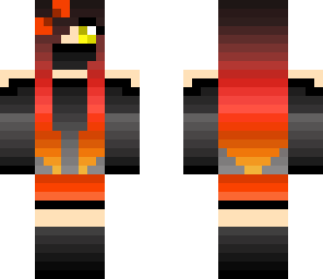 Fiery Girl | Minecraft Skin