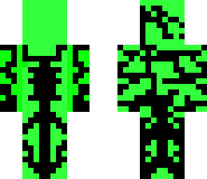 Creeper human hybrid | Minecraft Skin
