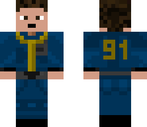 vault boy fallout | Minecraft Skins