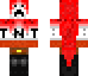 Red Creeper Cape | Minecraft Skins
