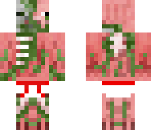 zombie pig man in boxers | Minecraft Skin