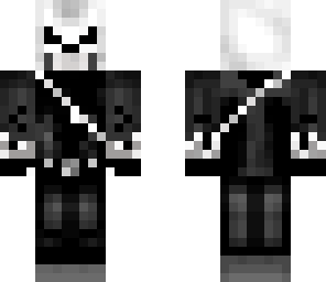 Skeleton in black suit | Minecraft Skin