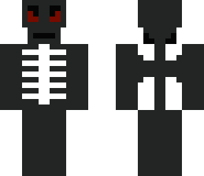 Black Skeleton | Minecraft Skin