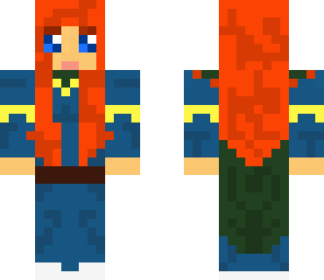 Merida of Brave | Minecraft Skin
