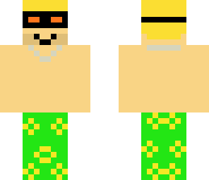 surfer dude with goggles | Minecraft Skin