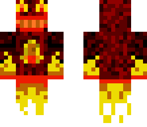fire demon | Minecraft Skin