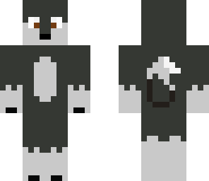 Gray wolf | Minecraft Skin