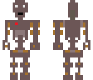 comando droid | Minecraft Skin