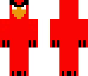 red angry bird | Minecraft Skin