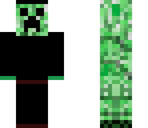 Black Men Creeper Polska Minecraft Skins