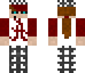 Female Alabama Football Fan | Minecraft Skin