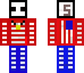 Patriotic Enderman | Minecraft Skin