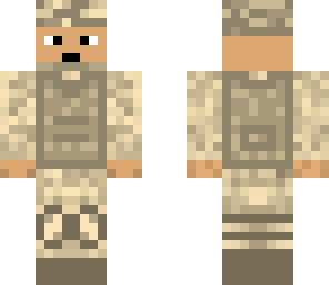 Desert Soldier War Minecraft Skins