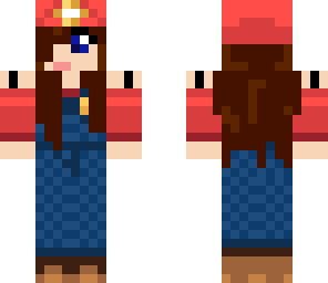 girl mario | Minecraft Skin