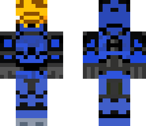 Blue Halo Reach Emile | Minecraft Skin