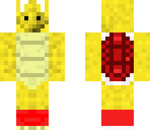 Red Koopa Troopa | Minecraft Skin