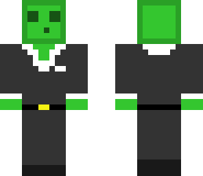 Agent Slime with Headphones | Minecraft Skin