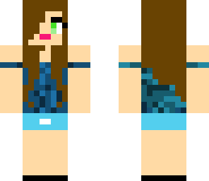 girl with pinkish lips | Minecraft Skin