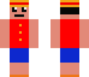luffy straw hat | Minecraft Skins