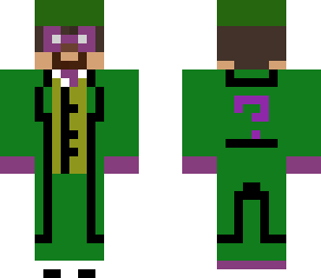 the riddler | Minecraft Skin