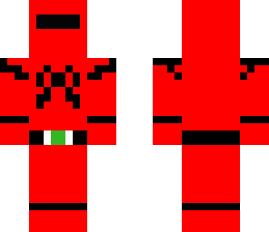 the custom red ranger | Minecraft Skin