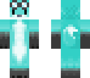 Blue Fox Glasses Animal Furry | Minecraft Skins