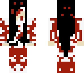 bloody girl | Minecraft Skin
