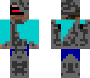 steve cyborg | Minecraft Skin