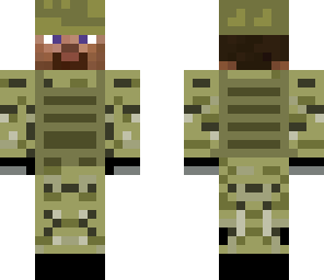 military steve | Minecraft Skin