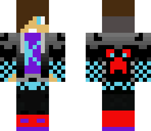 Best Boy Cyan Eye | Minecraft Skin