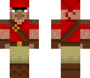 Pirate Villager | Minecraft Skin