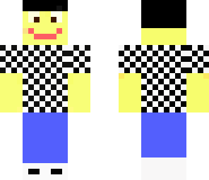 Checkerd flag man | Minecraft Skin