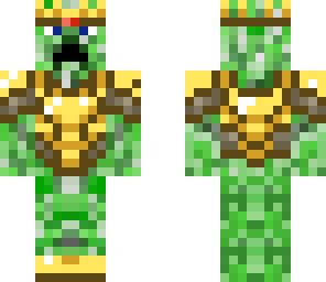 Creeper With A Crown | Minecraft Skins