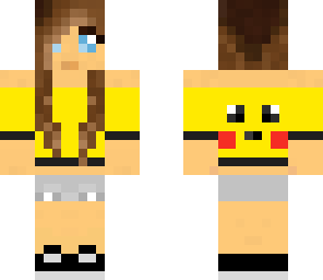 Pikachu Girl Minecraft Skins