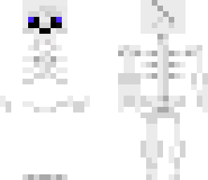 Skeleton Skin - McNoobster | Minecraft Skin