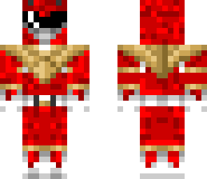 red power ranger | Minecraft Skins
