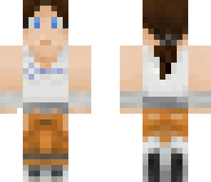 Chell BETTER | Minecraft Skin
