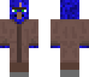 Blue villager | Minecraft Skin