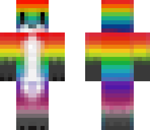 Rainbow Fox | Minecraft Skin