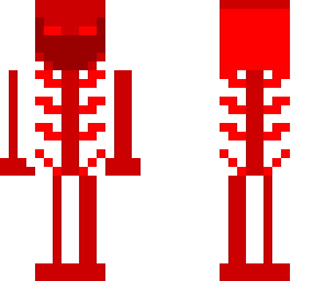 Fire Skeleton | Minecraft Skins