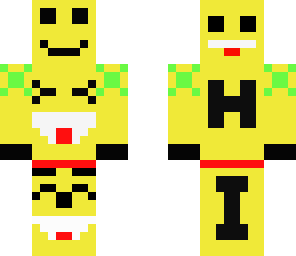 san and funny face | Minecraft Skin