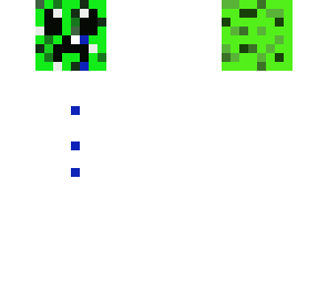 crying creeper face | Minecraft Skin