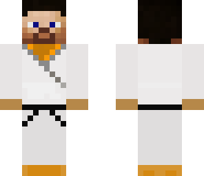 Black belt Steve | Minecraft Skin