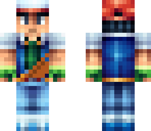 H-D Ash with satchel | Minecraft Skin