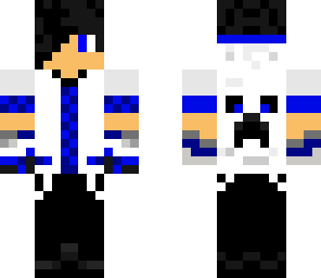 Coll boy v3 blue | Minecraft Skin