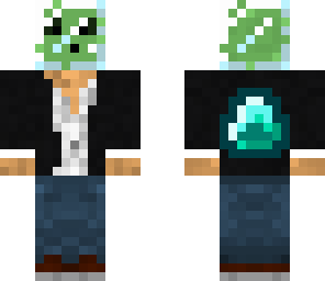 Captainsparklez Glass Slime | Minecraft Skin