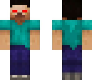HD red eye herobrine | Minecraft Skin