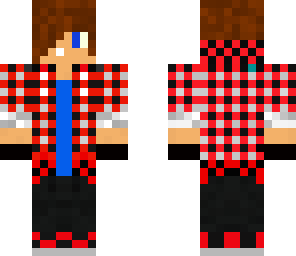 Red Emo Boy | Minecraft Skins